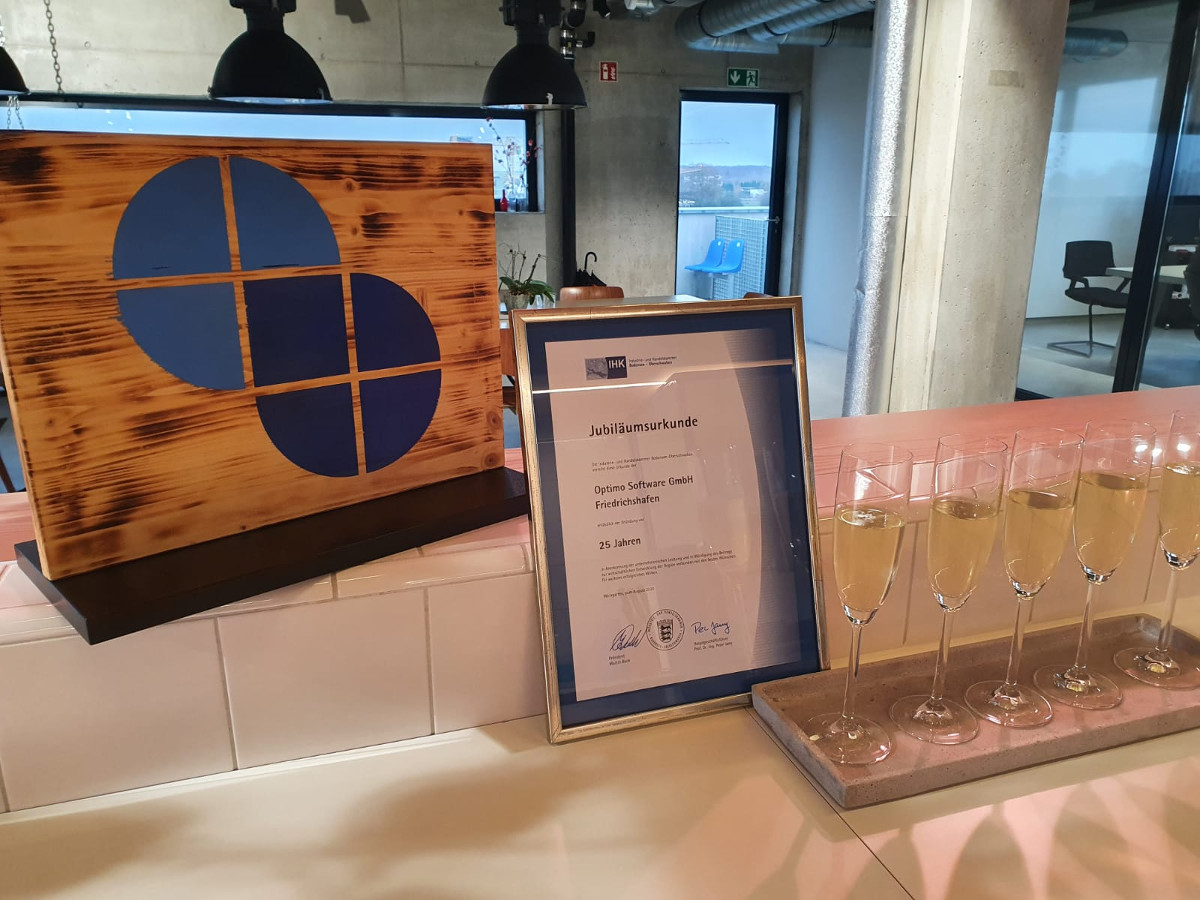 OptimoBercher - 25 Jahre Optimo Software GmbH: Wir feiern Firmenjubiläum
